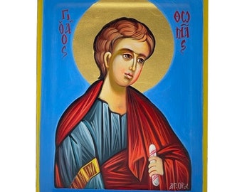 Saint Thomas Greek Icon - Etsy