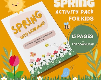Spring Activity Pack Printable - Etsy