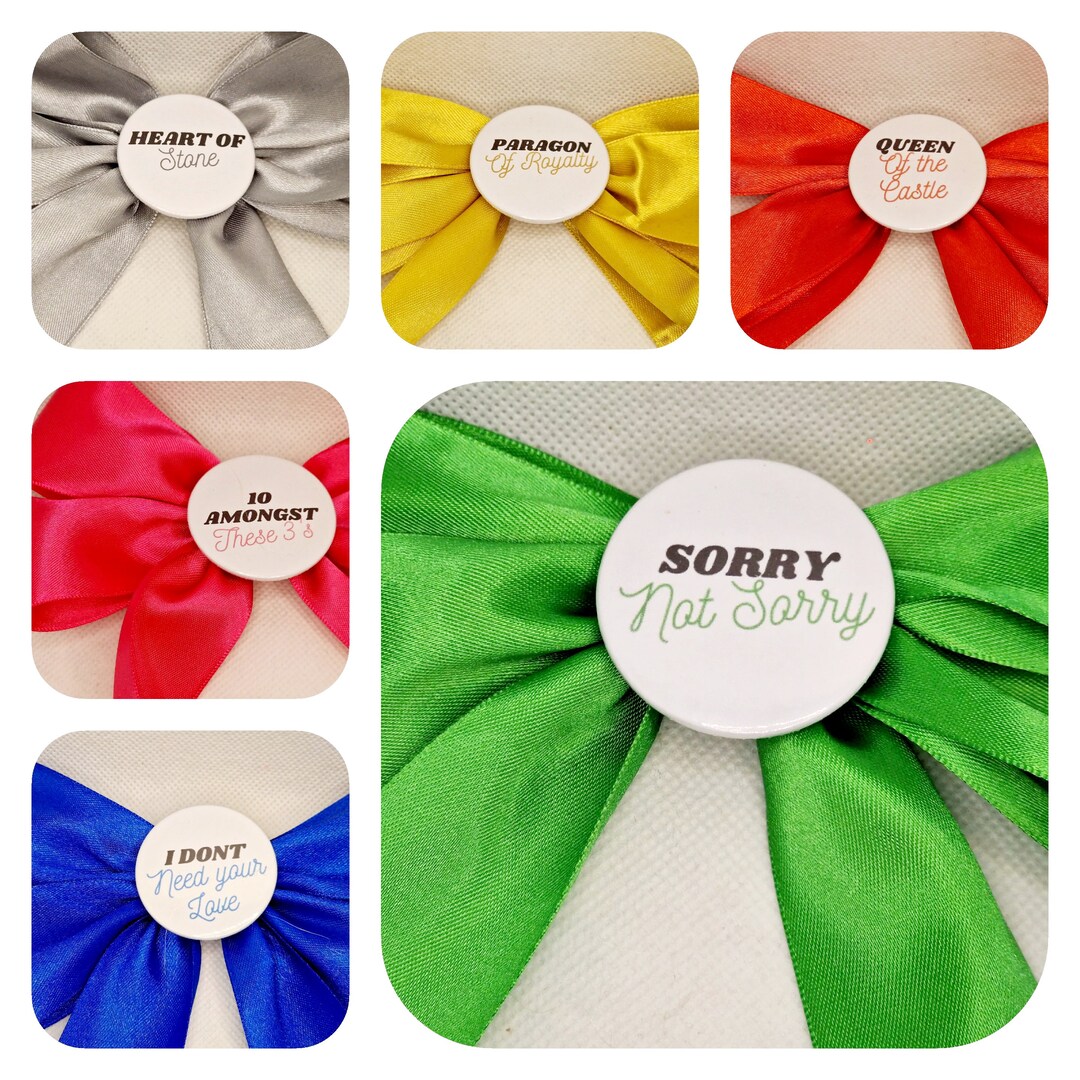 Six Wives Hair Bows. West End. Henry VIII, Tudor, Anne Boleyn, Medium ...