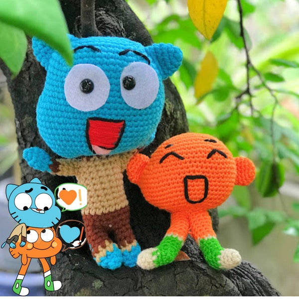 Gumball and Darwin Plush - Etsy