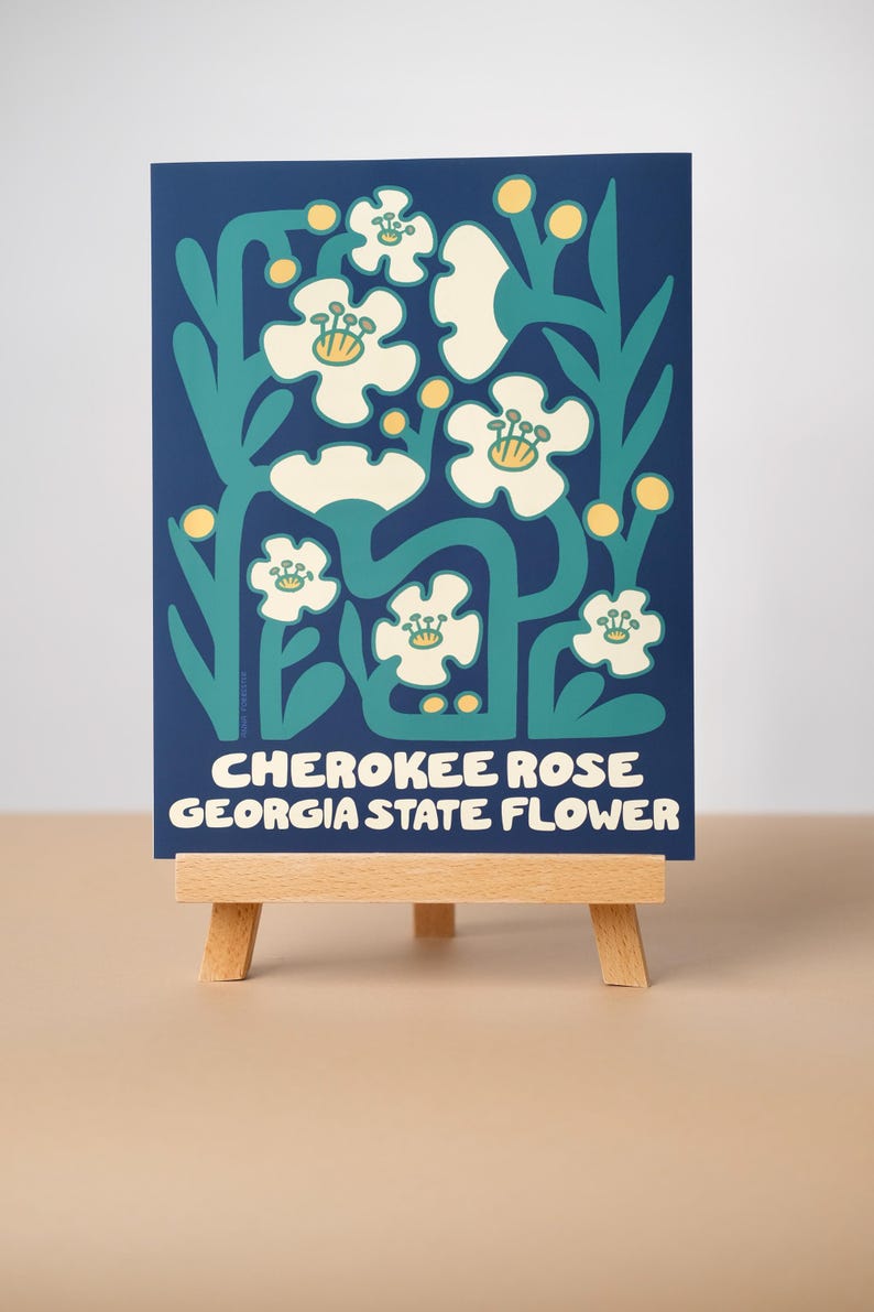 Cherokee Rose - Georgia State Flower - Etsy