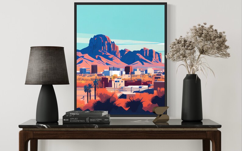 Mesa Arizona Art Print Mesa Poster Artwork - Etsy