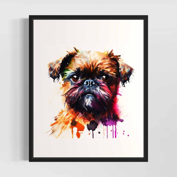 Brussels Griffon Art - Etsy