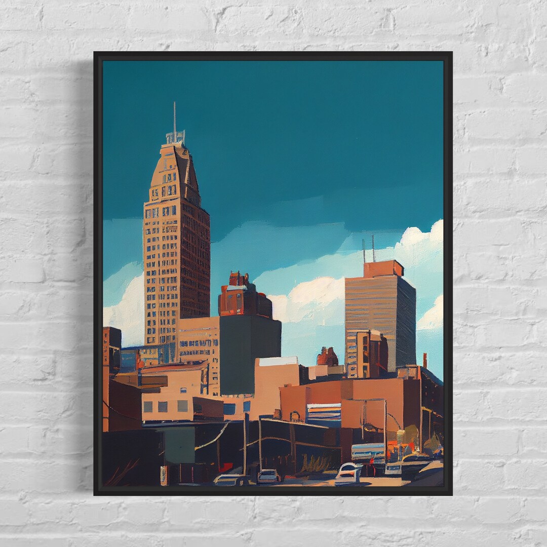 Akron Ohio Art Print Akron Poster Artwork - Etsy