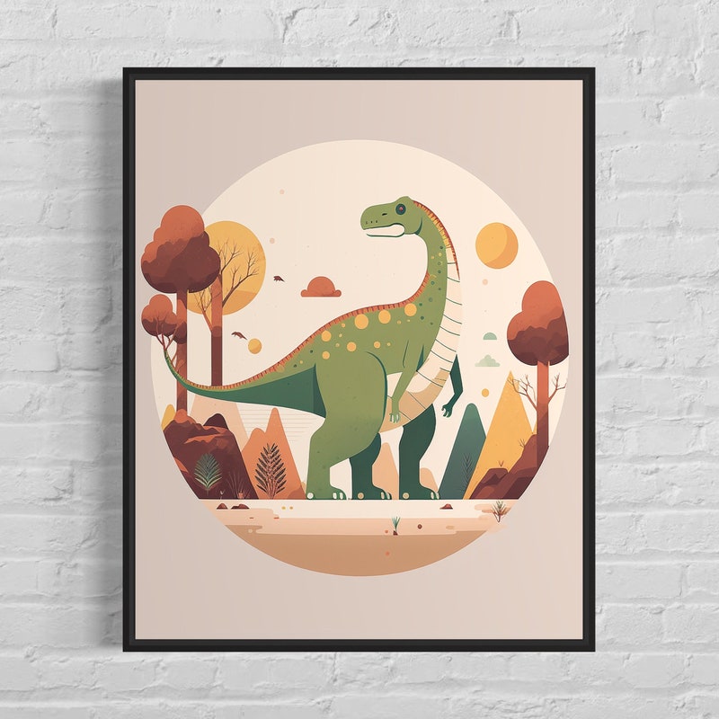 Dinosaur Art Print - Etsy
