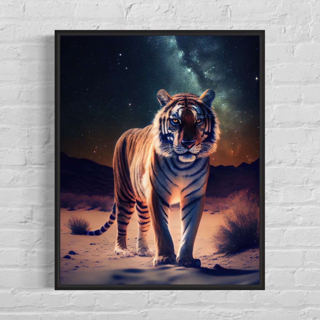 Siberian Tiger Art Print, Original Siberian Tiger Artwork, Siberian ...