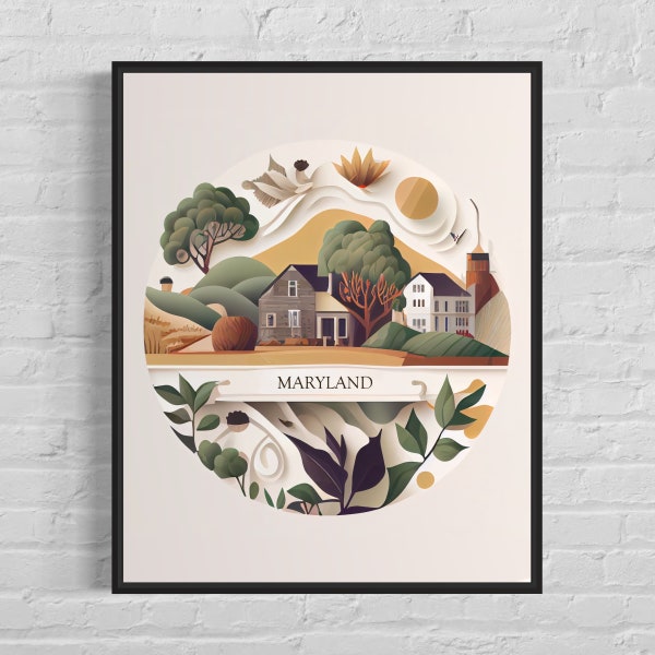Maryland Art - Etsy
