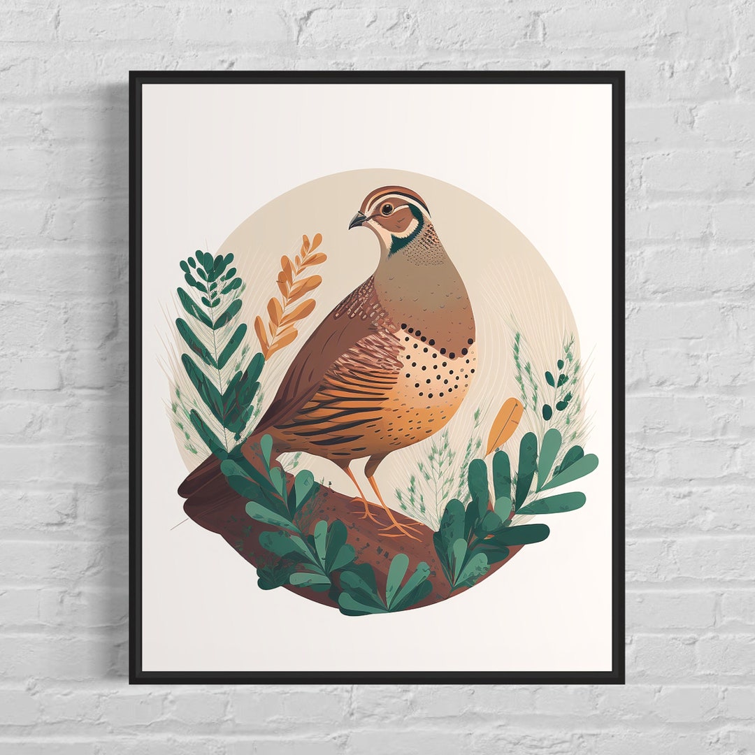 Partridge Art Print Partridge Vintage Poster Artwork, Partridge Retro ...