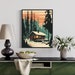 Cabin Art Print Cabin Vintage Poster Artwork, Cabin Retro Wall Art ...