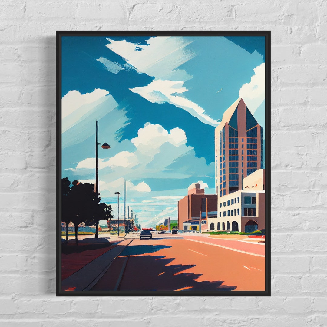 Frisco Texas Art Print Frisco Poster Artwork - Etsy