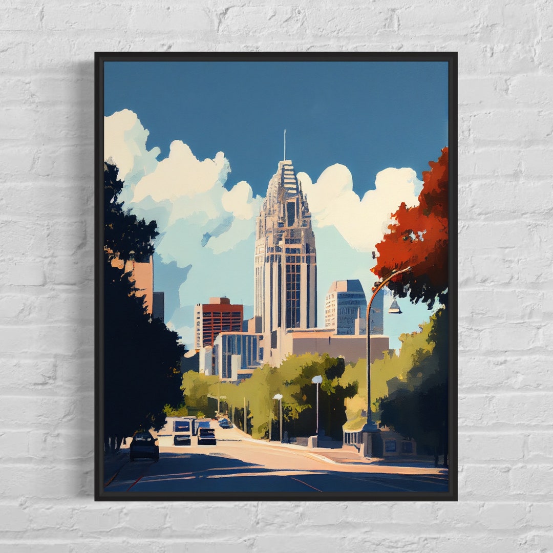Austin Texas Art Print Austin Poster Artwork - Etsy