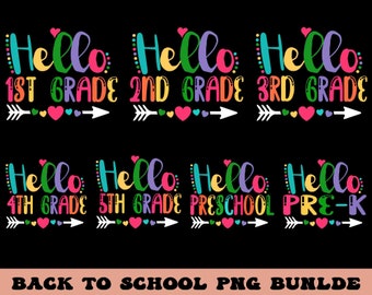 Back to School Svg Bundle 1st Day of School Svg Teacher - Etsy