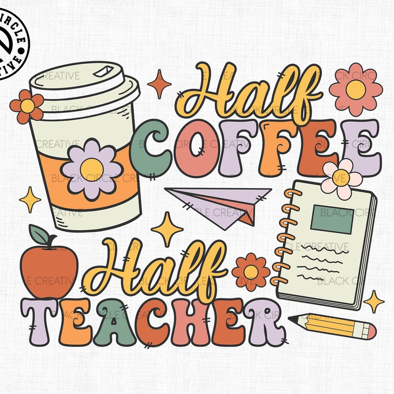 Teacher Coffee Svg - Etsy