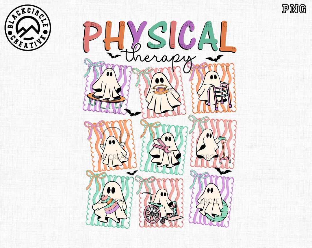 Physical Therapy Png, Speech Therapy Png, Cute Ghost Png, Physical ...
