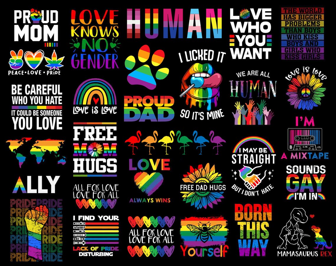110 LGBT Svg Bundle Gay Pride Svg Files Lesbian Svg LGBT - Etsy