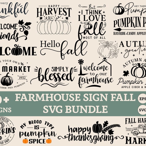 Fall Svg - Etsy