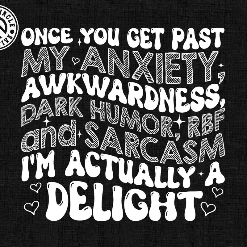 Actually I M a Delight - Etsy