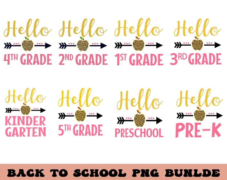 Back to School Svg Bundle 1st Day of School Svg Teacher - Etsy