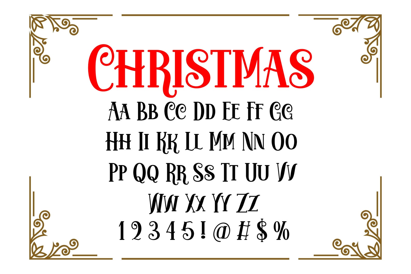 Christmas Font Bundle, Cricut Fonts, Farmhouse Fonts, Script Fonts ...