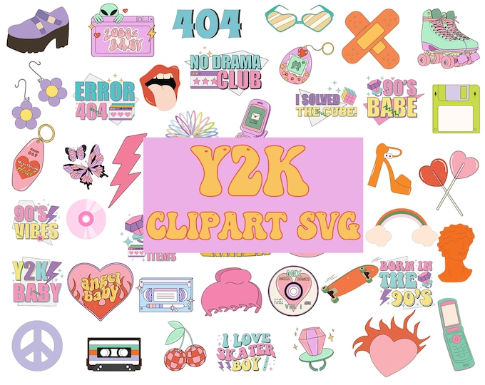 Cyber Y2K App Icon Pack, Windows Icons, Winamp Widget, Cybercore ...