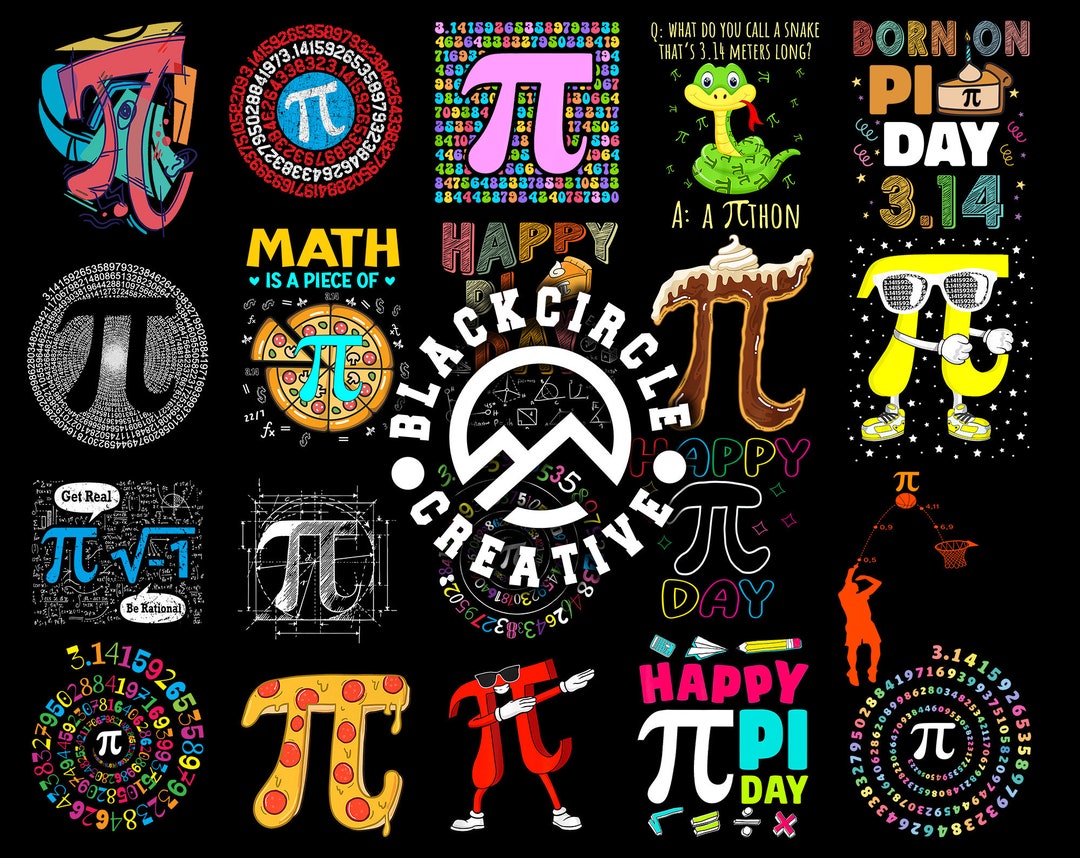 Happy Pi Day Png Bundle, Pi Day Png , Math Teacher Png , Pi Day Rainbow ...