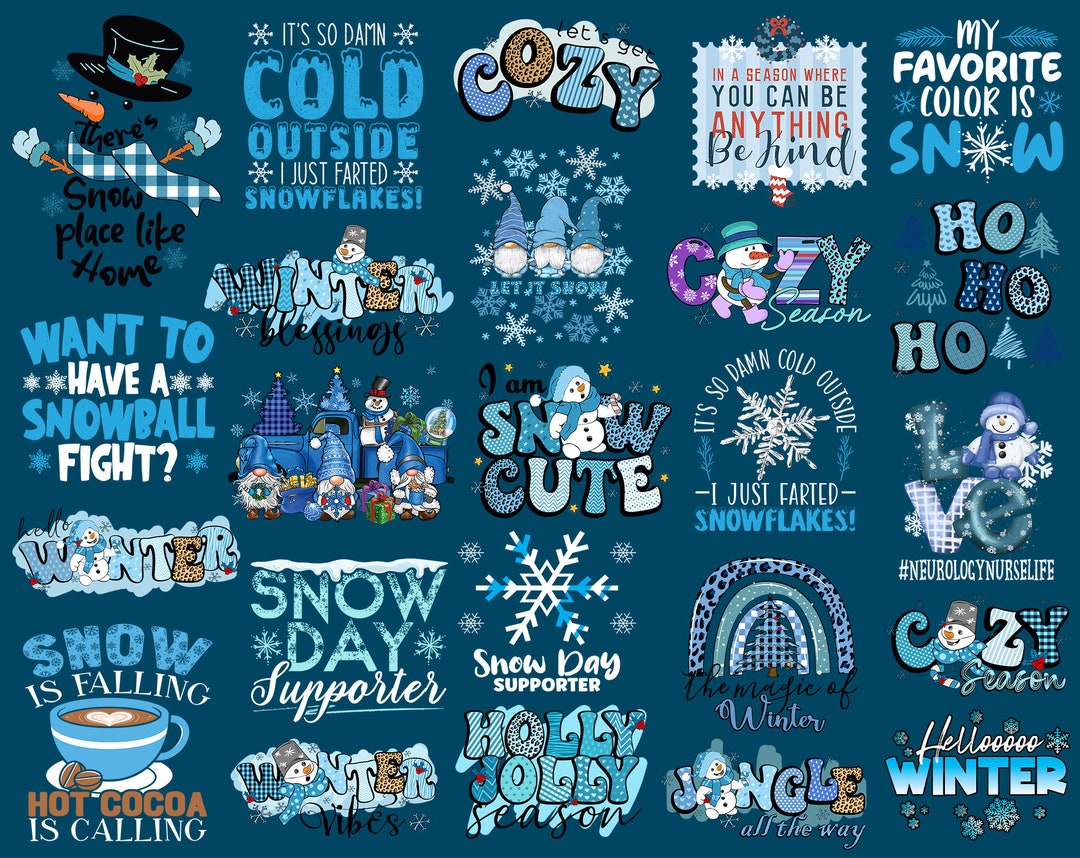 Winter Png Bundle, Christmas Png, Winter Png, Santa Png, Christmas ...