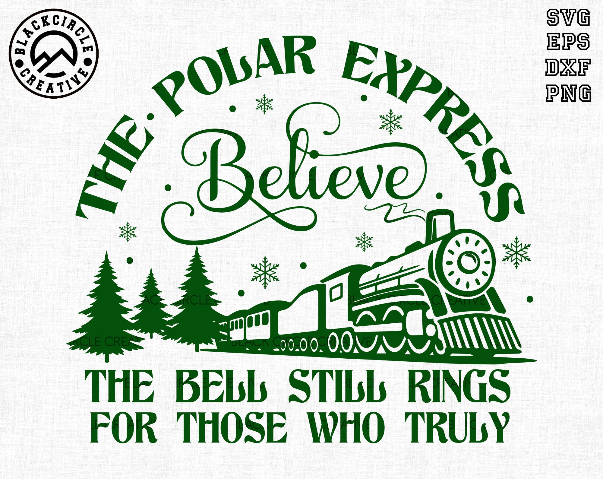 The Polar Express Believe Svg, the Bell Still Rings for Those Who Truly ...