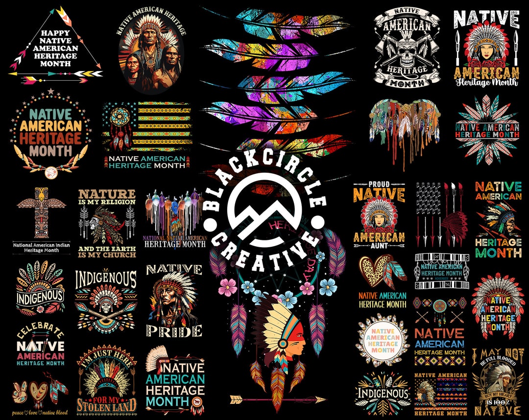 Native American Heritage Month Png Bundle, Native Pride Men, American ...