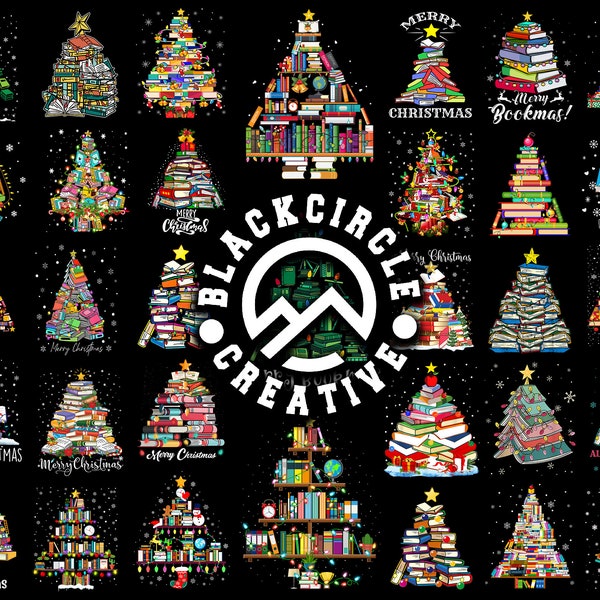 Christmas Book Decor - Etsy