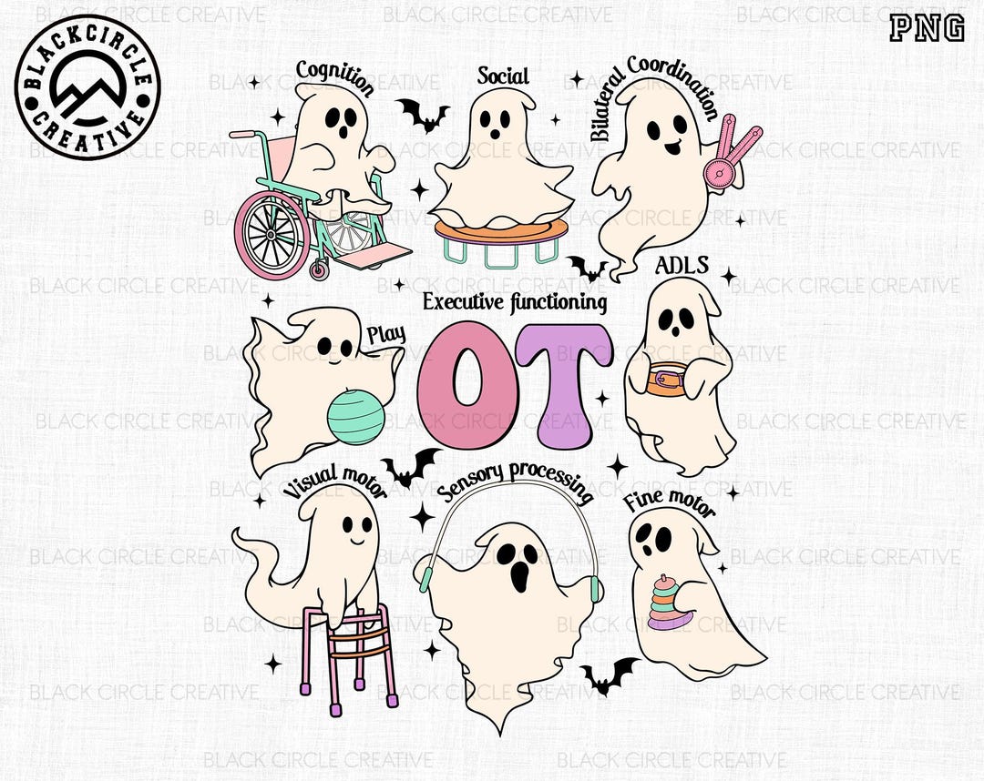 Occupational Therapy Halloween Png, OT Png, Mental Health Awareness ...