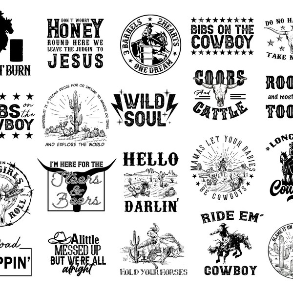 Western Designs - Etsy