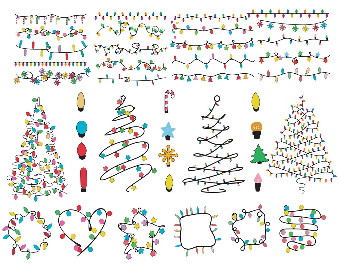 Christmas Light Bundle, Xmas Lights, Light Strand, String of Lights ...