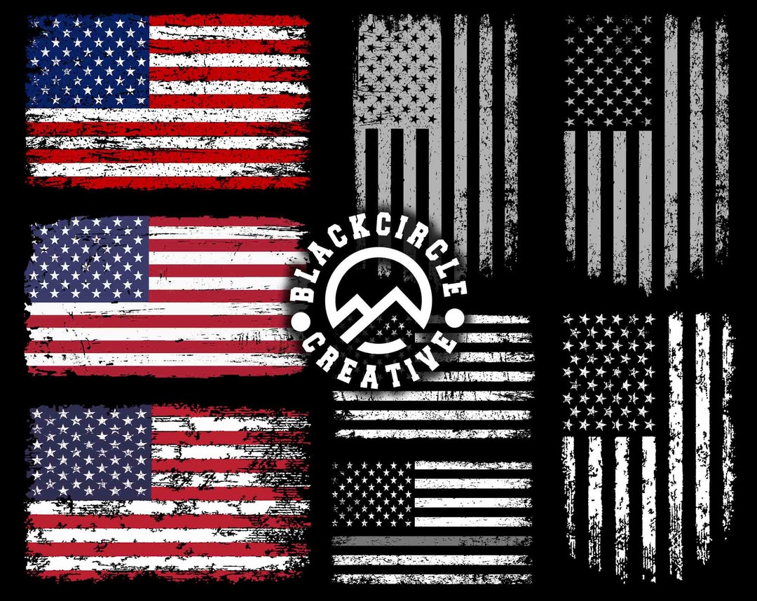 Buy Distressed Flag Svg Bundle, American Flag Svg, 4th of July Svg, Grunge Flag Svg, Patriotic ...