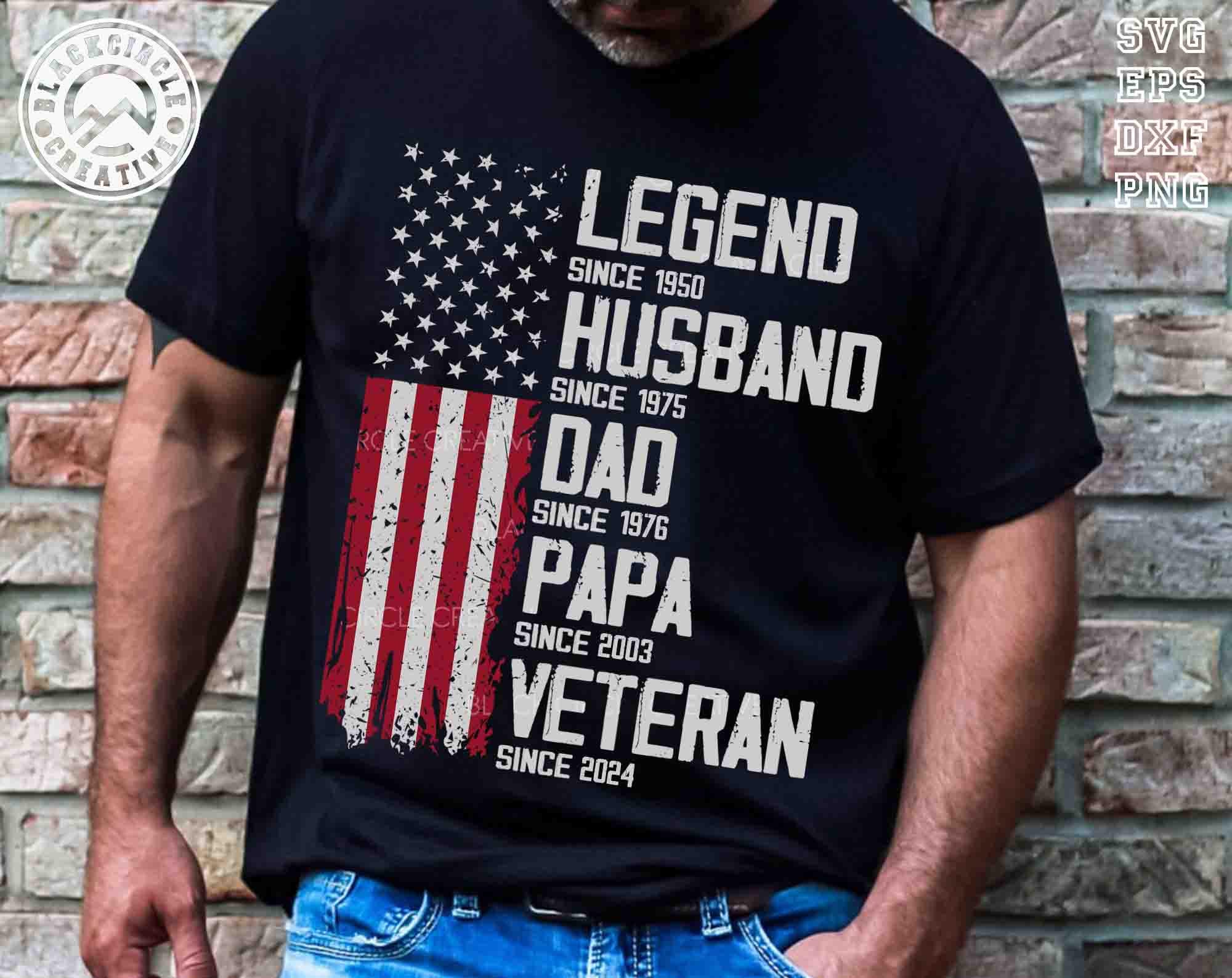 Personalized Dad Svg, Custom Family Name Svg, Legend Husband Dad Papa ...