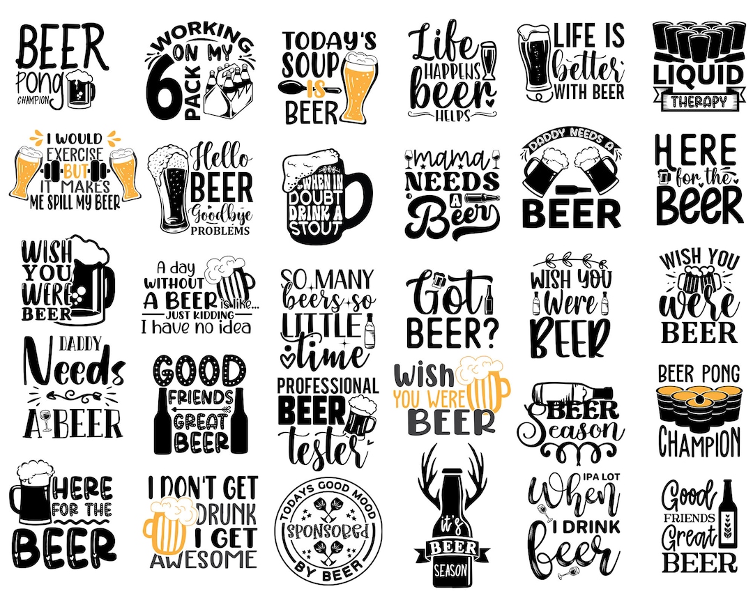 170+ Big Bundle Beer Quotes Svg Bundle, Beer Svg Bundle, Beer Saying ...
