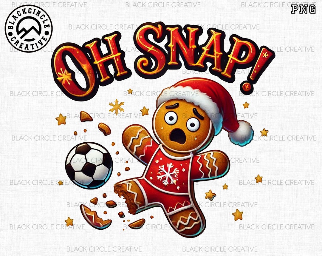 Oh Snap Gingerbread Man Christmas Png, Funny Holiday Png, Christmas ...