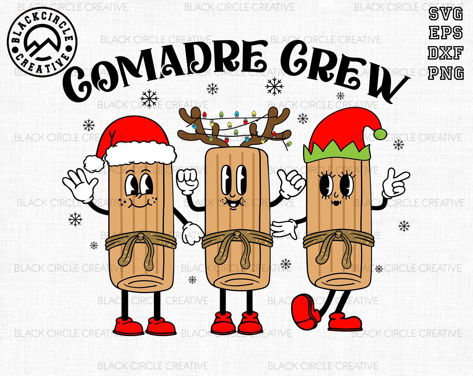 Comadre Crew Christmas Tamales Svg, Cute Comadre Christmas, Tamale ...