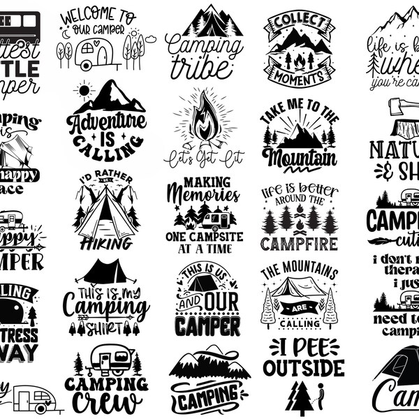 Camping Svg - Etsy