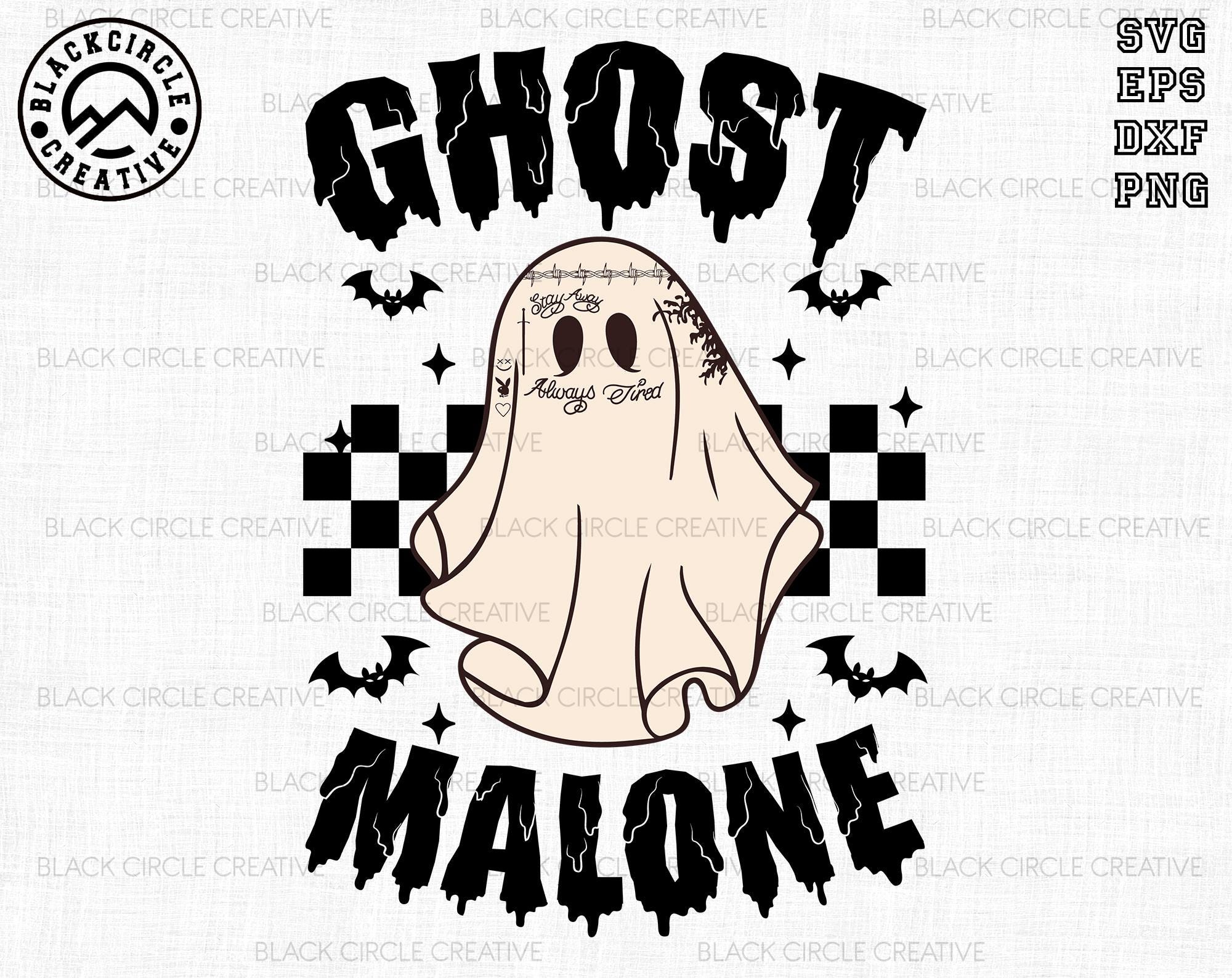 Ghost Malone Svg, Funny Ghost Instant Download, Halloween Costume Svg ...