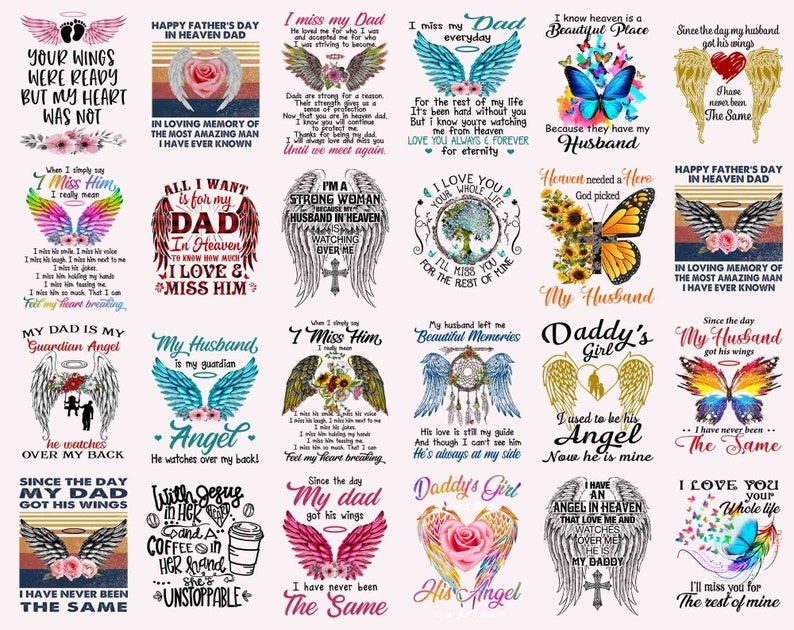 Memorial Png Bundle Memorial Quote Png Bereavement Png - Etsy