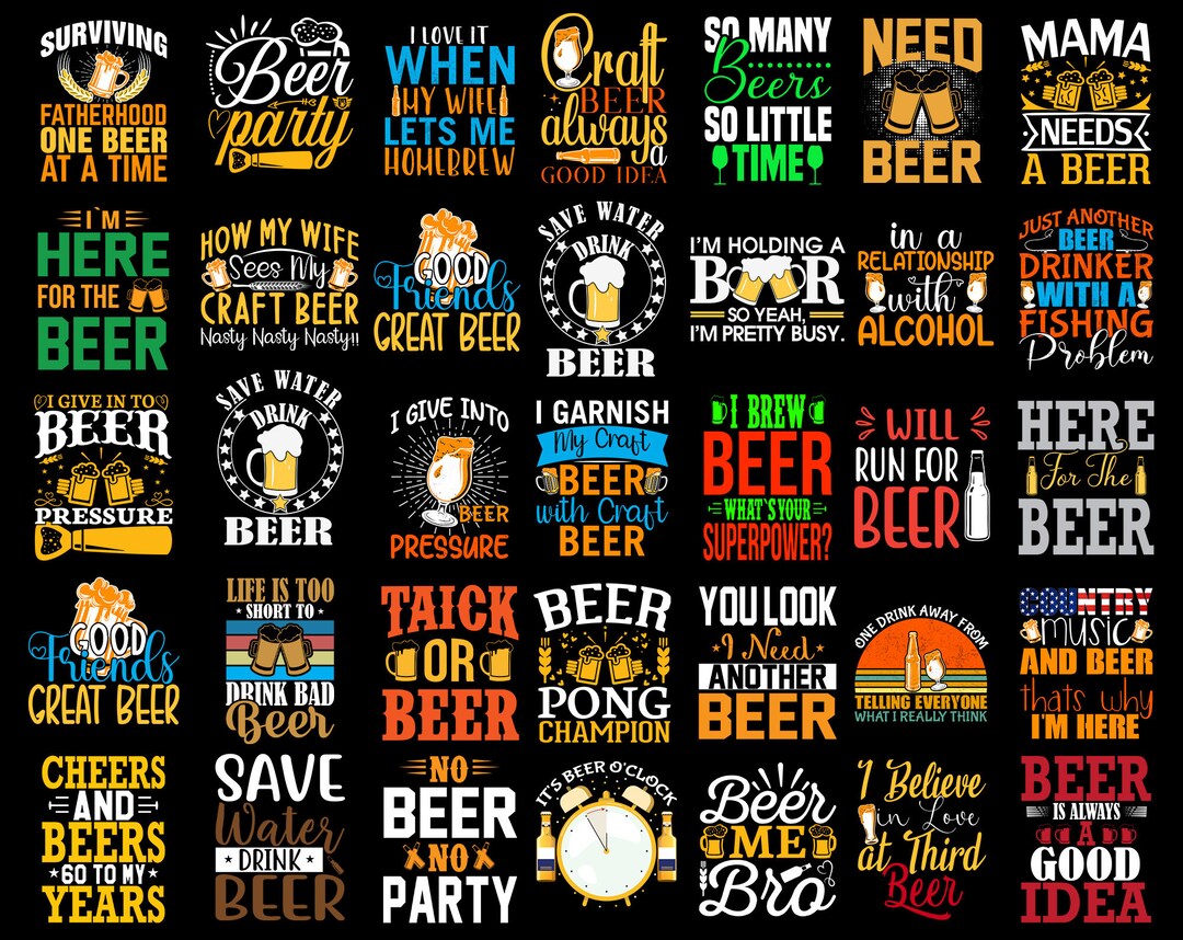 Buy Big Bundle Beer Quotes Svg Bundle, Beer Svg Bundle, Beer Saying Svg ...