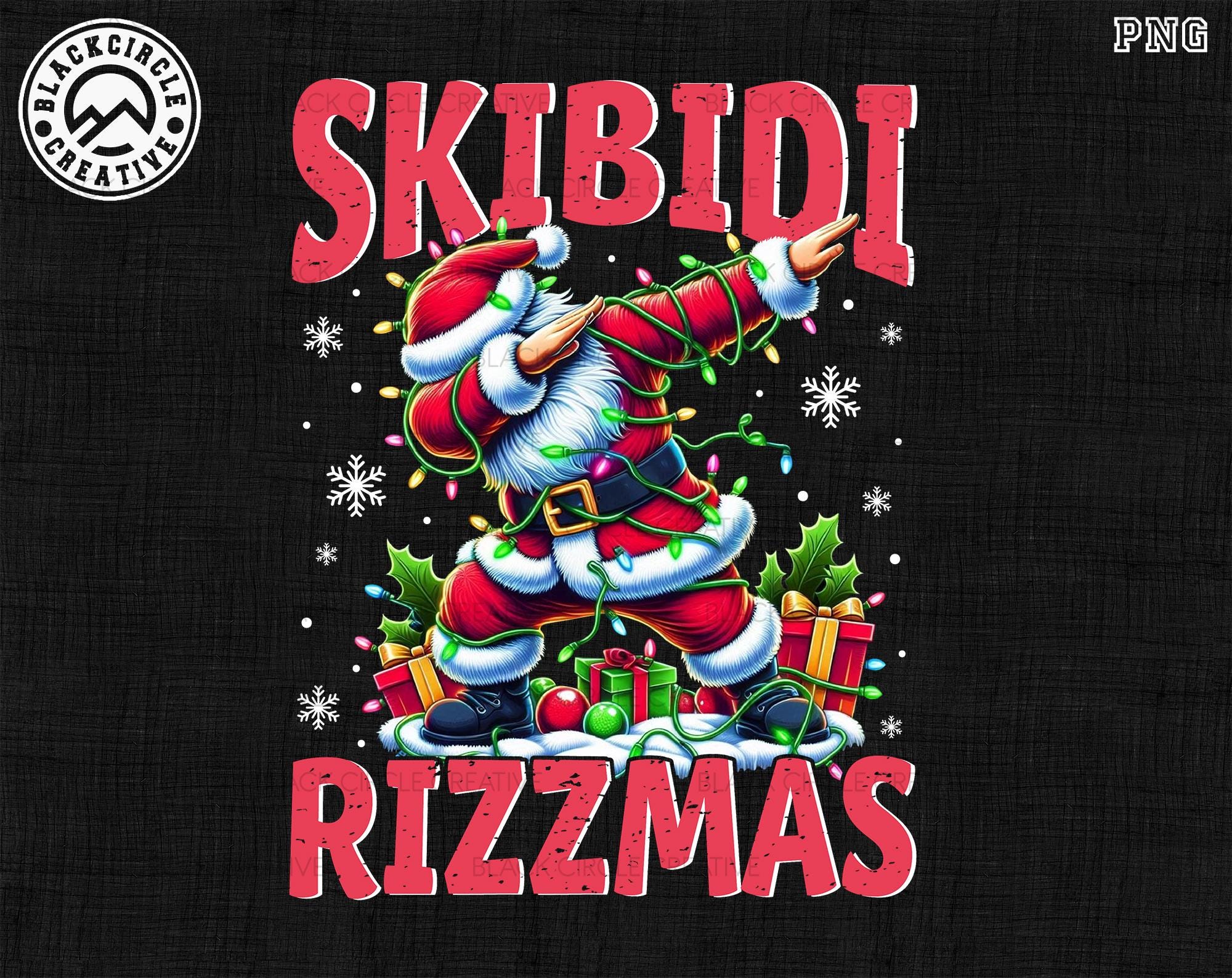 Skibidi Rizzmas Png, Merry Rizzmas Png, Santa Bruh Christmas Png, Rizz ...