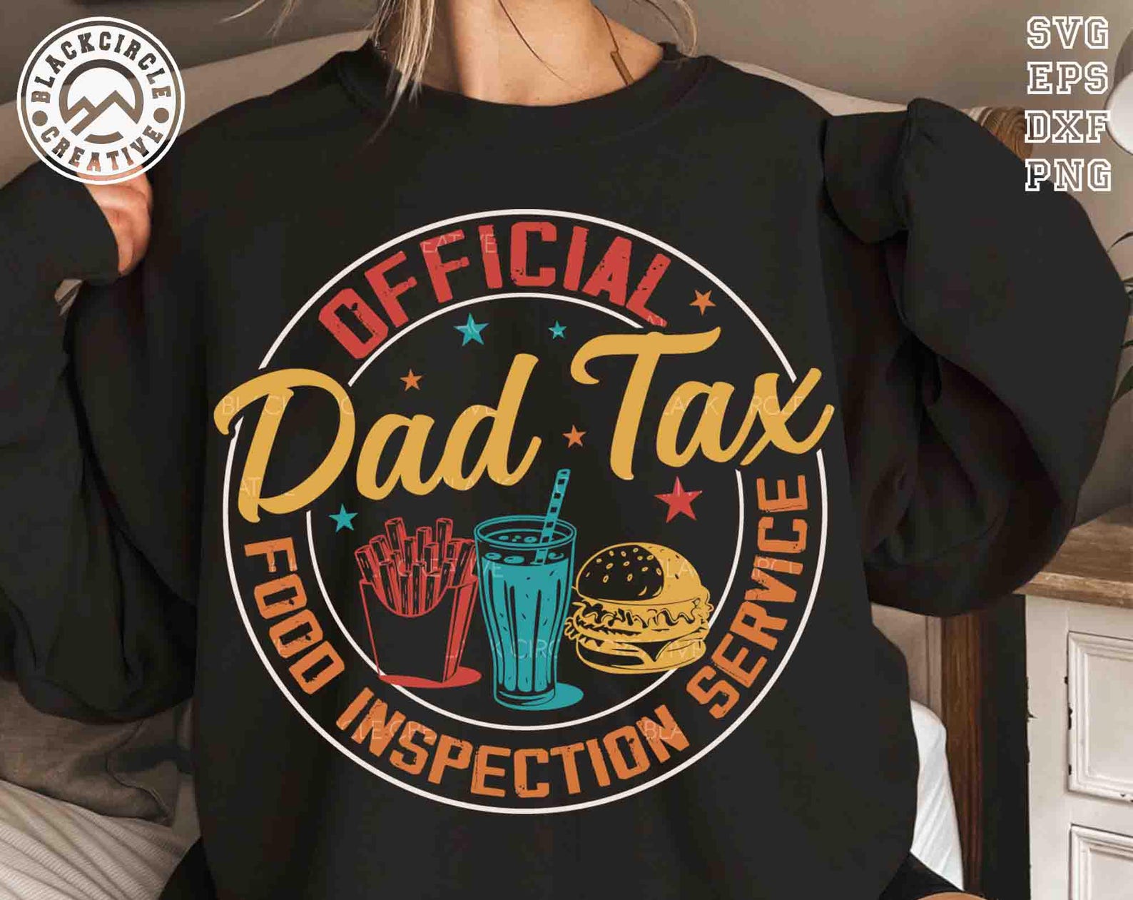 Official Dad Tax Food Inspection Service Svg, Dad Joke Svg, Trendy Dad ...