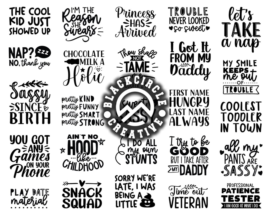 Kids Toddler Svg Bundle, Funny Kids Svg, Cool Kids Svg, Sarcastic SVG ...