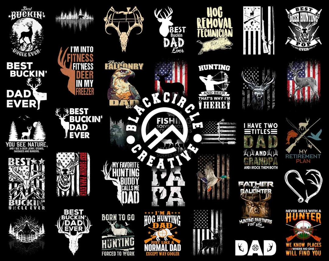 Hunting Dad Png Bundle, Hunting Dad Png, Father's Day Png, Hunter Dad ...