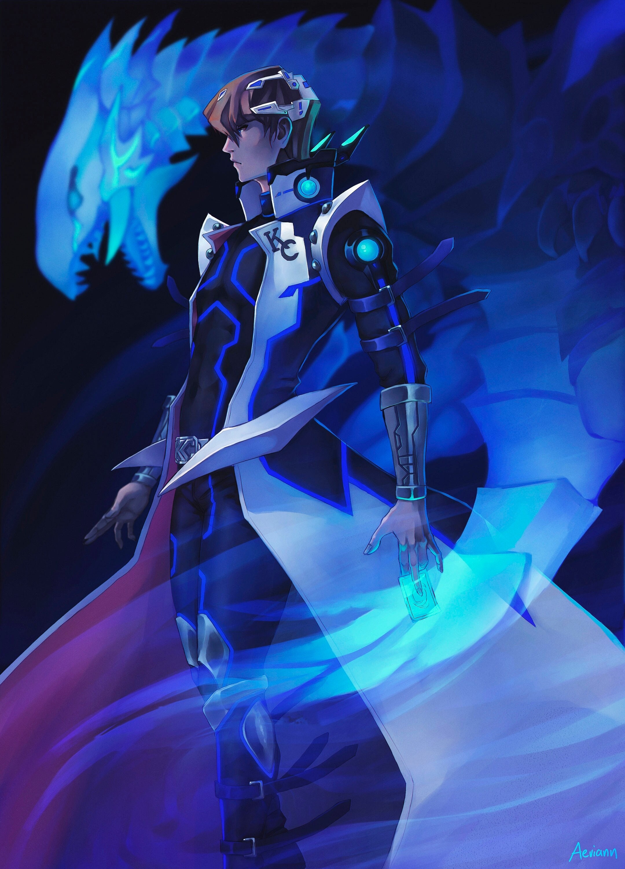 Yugioh Seto Kaiba Art Print - Etsy