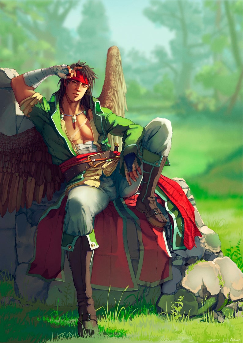 Tibarn Fire Emblem Radiant Dawn Path of Radiance Art Print - Etsy