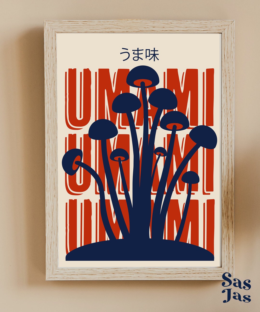 Umami Mushroom Poster A3 or A4 - Etsy