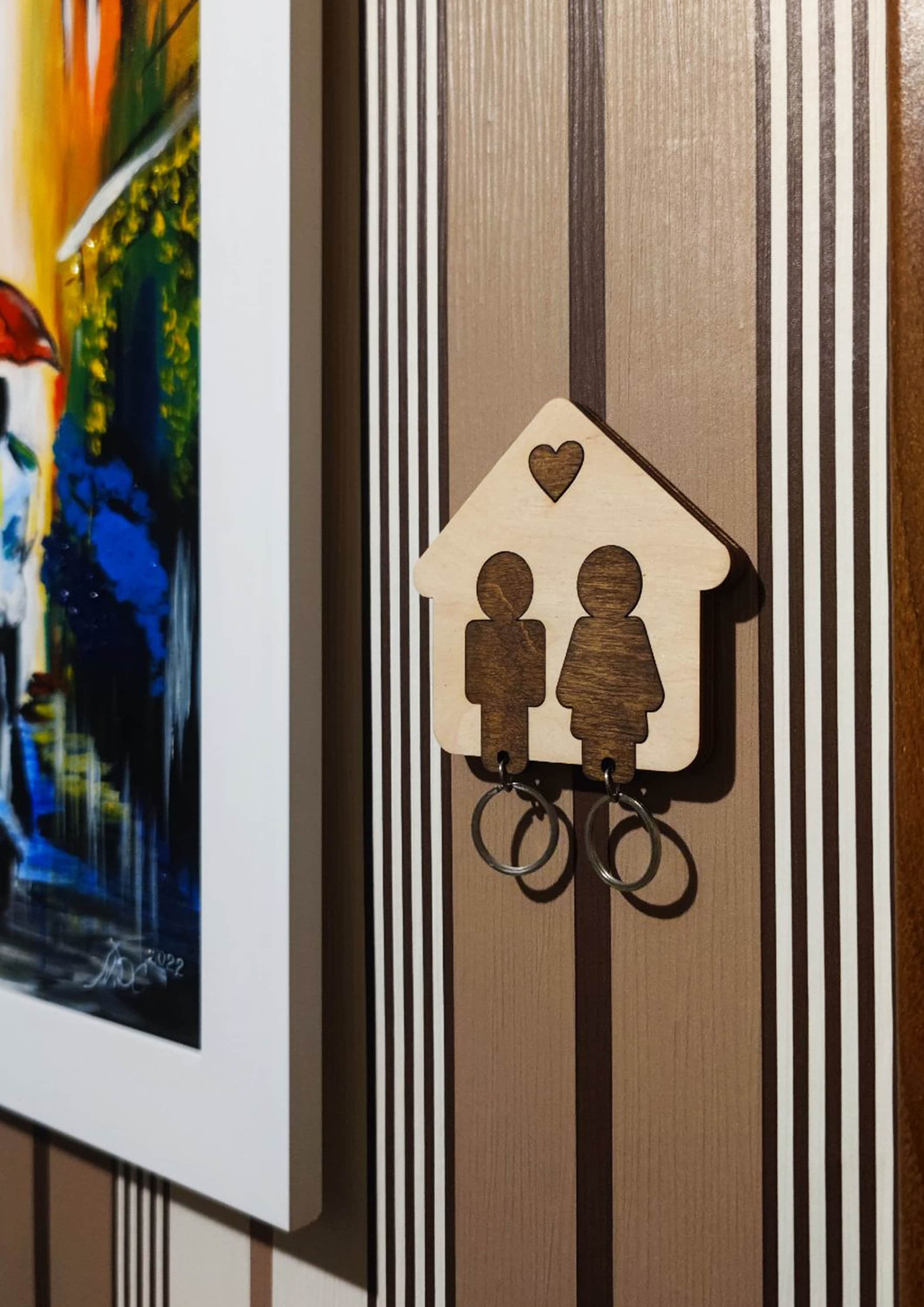 Family Keyholders I Kids and Parents Keychains I Wall Key Holder I ...