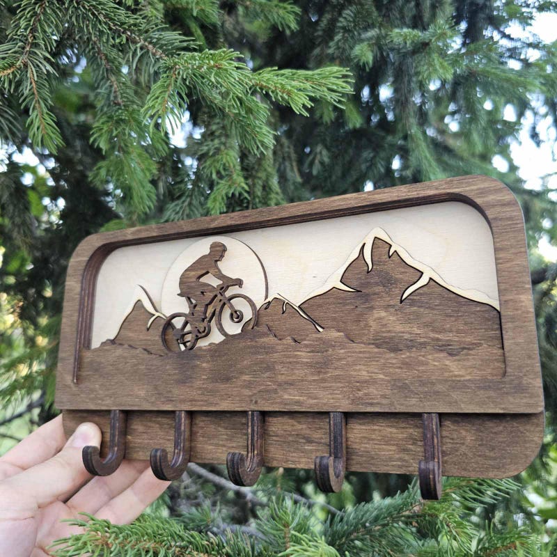 Mountain Key Rack - Etsy